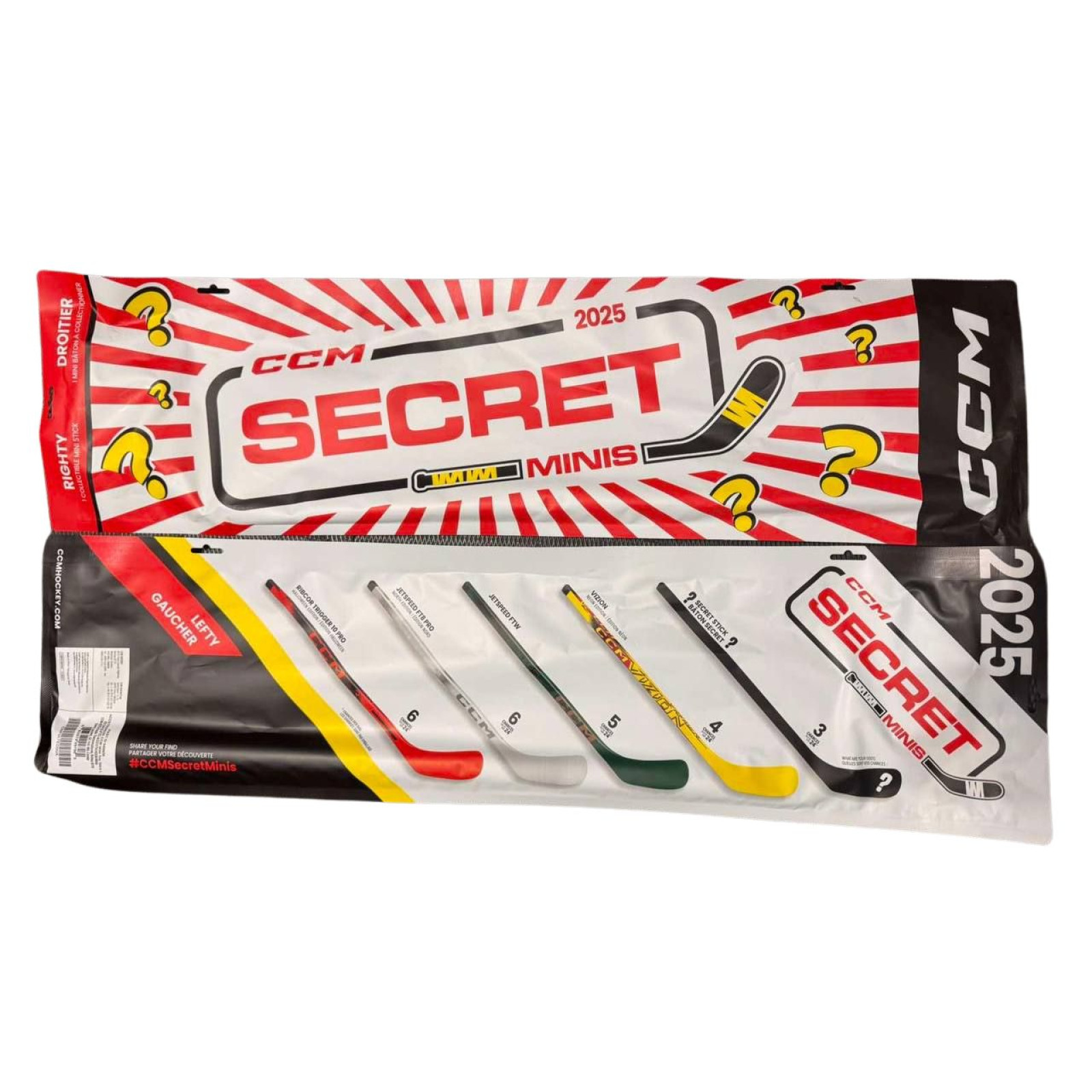 Міні ключка CCM Secret Mini Hockey Stick (2025) – Магазин «Арена Все ...